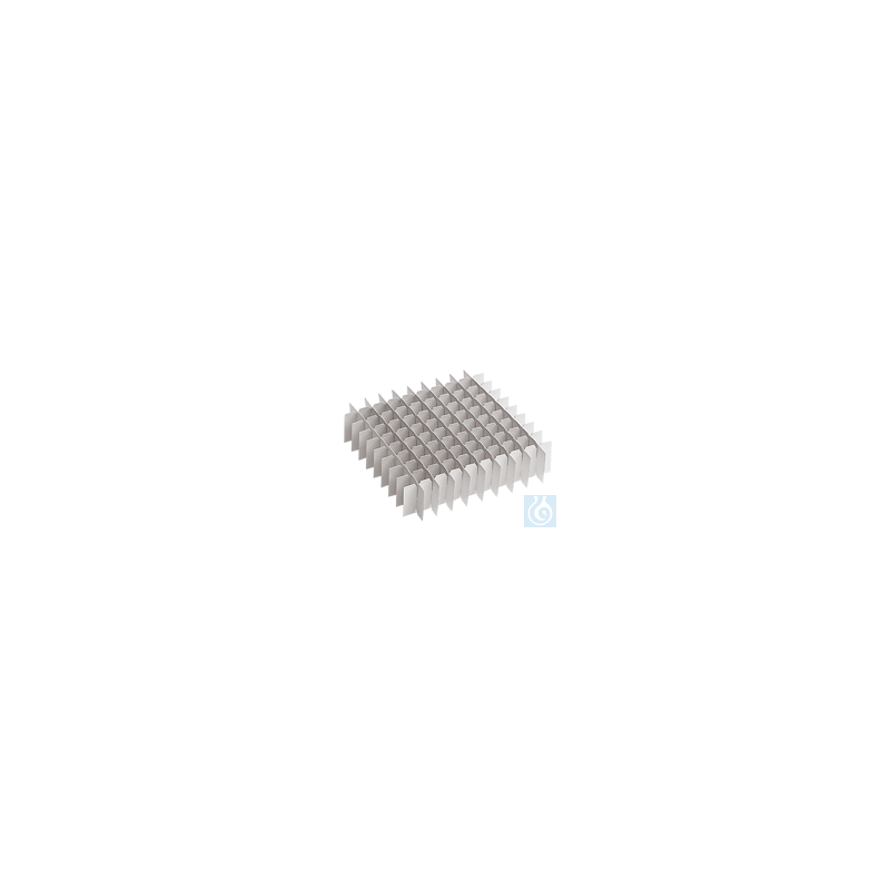 neoLabLine® cryo box grid insert, 16 x 16, f. PCR vial 0.2 ml, 3,32