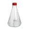 Erlenmeyer flask, 5000 ml, GL 45, with screw cap and 4 baffles, 203,64