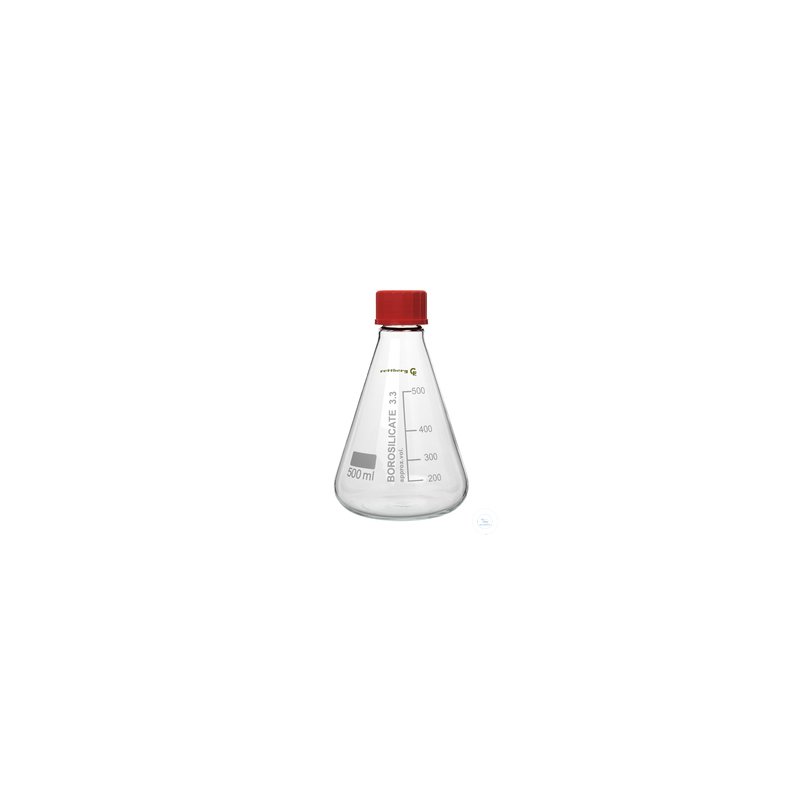 Erlenmeyer flask, 5000 ml, GL 45, with screw cap, 201,46