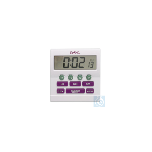 H-B DURAC 4-Channel Electronic Timer and Clock with Certificate of ...
