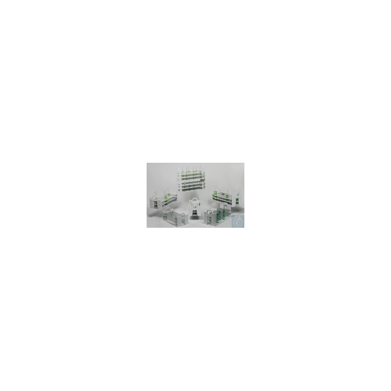 Bel-Art Stack Rack Test Tube Rack; For 25-30mm Tubes, 24 Places ...
