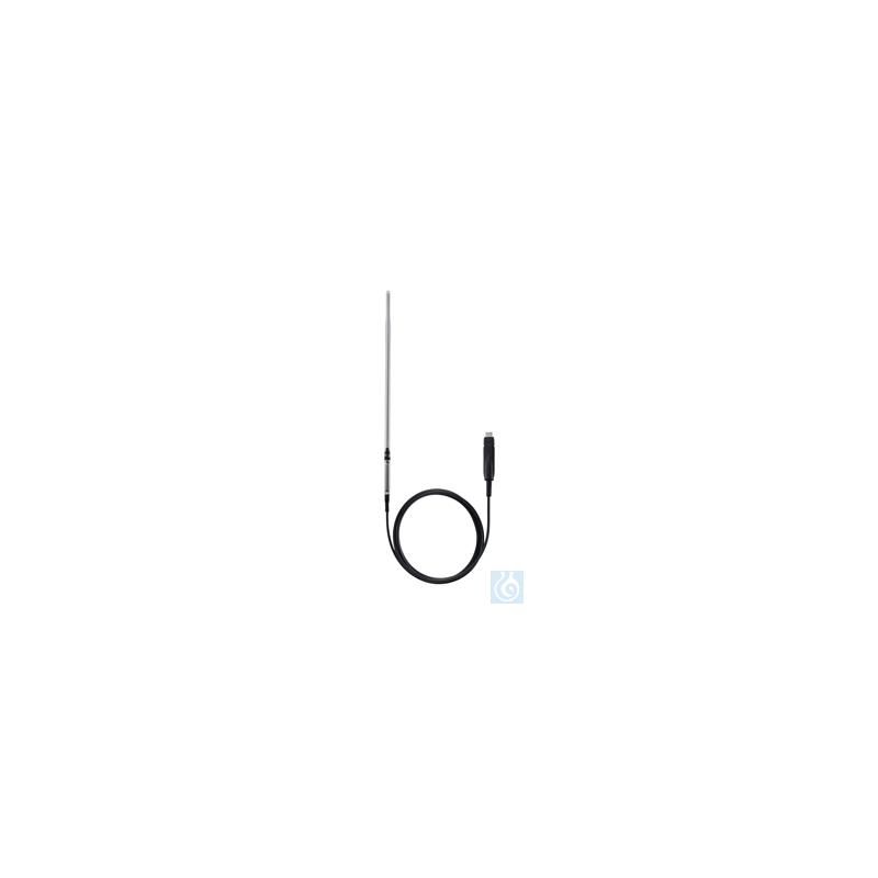 Glass-coated laboratory sensor, digital with Pt100 temperature sensor ...