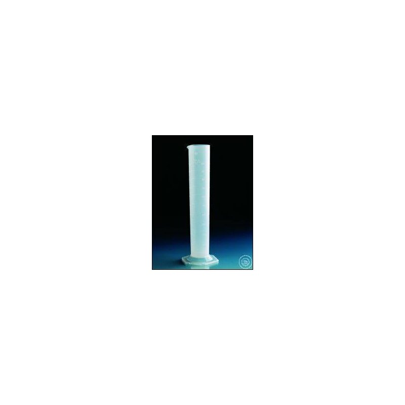 Graduated cylinders, PP, class B, tall form, raised scale, 500 ml, 80,22