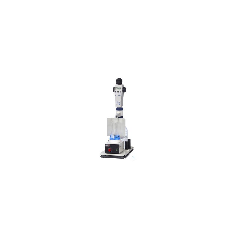 STI behrotest manual titration station with magnetic stirrer mounted on ...