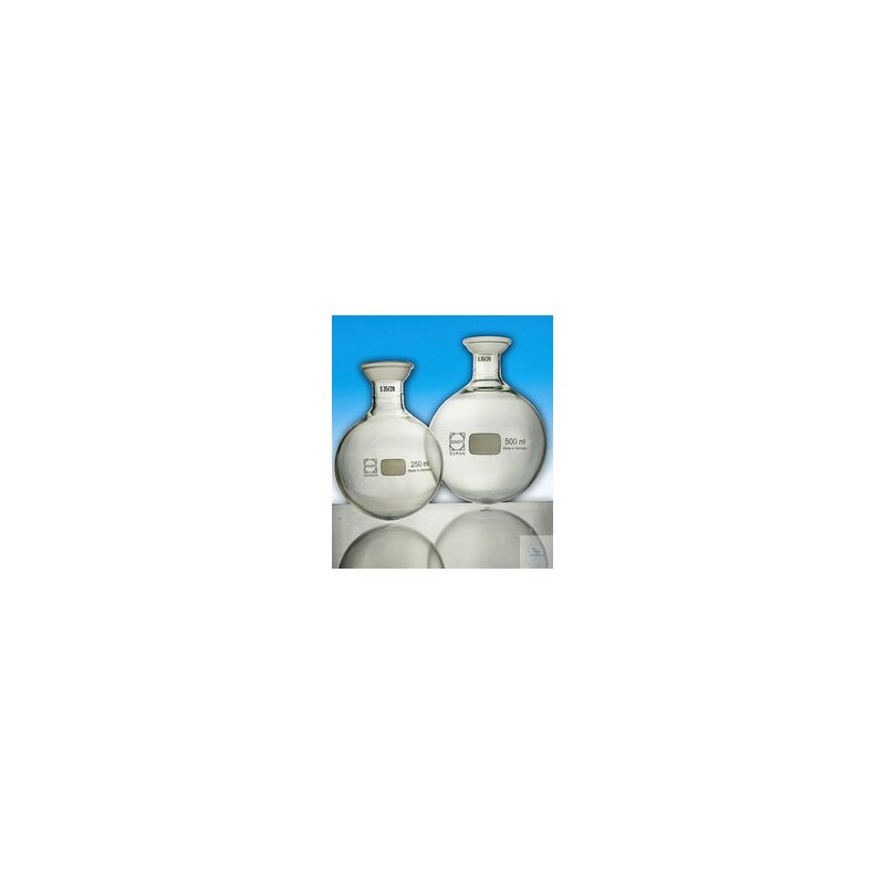 Rundkolben, 100 ml, mit Kugelschliff, KS 35/20, kunststoffbeschichtet ...