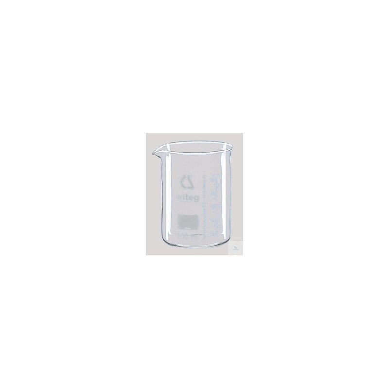 Tumbler, low form, 1.000 ml, with graduation and spout, with witeg logo ...